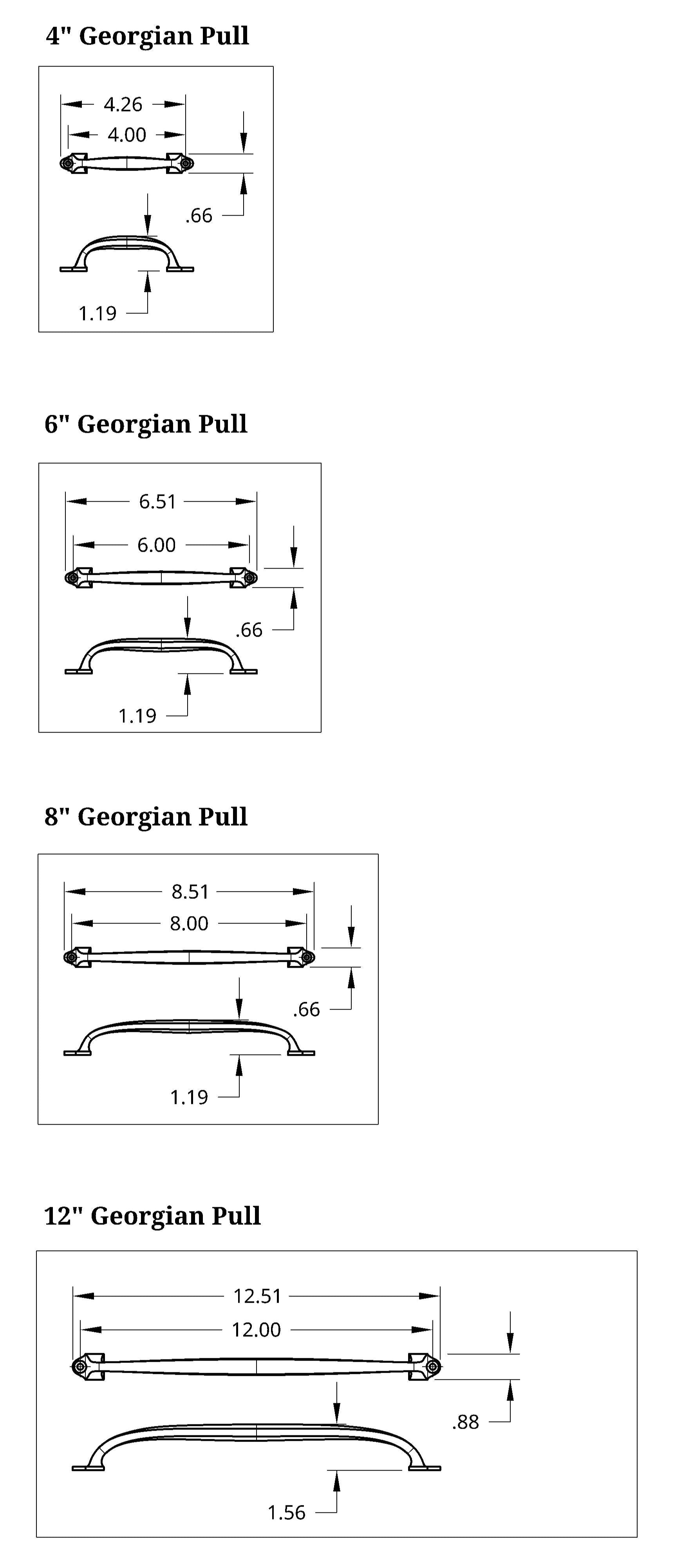 Georgian Pull – TraditionHardware
