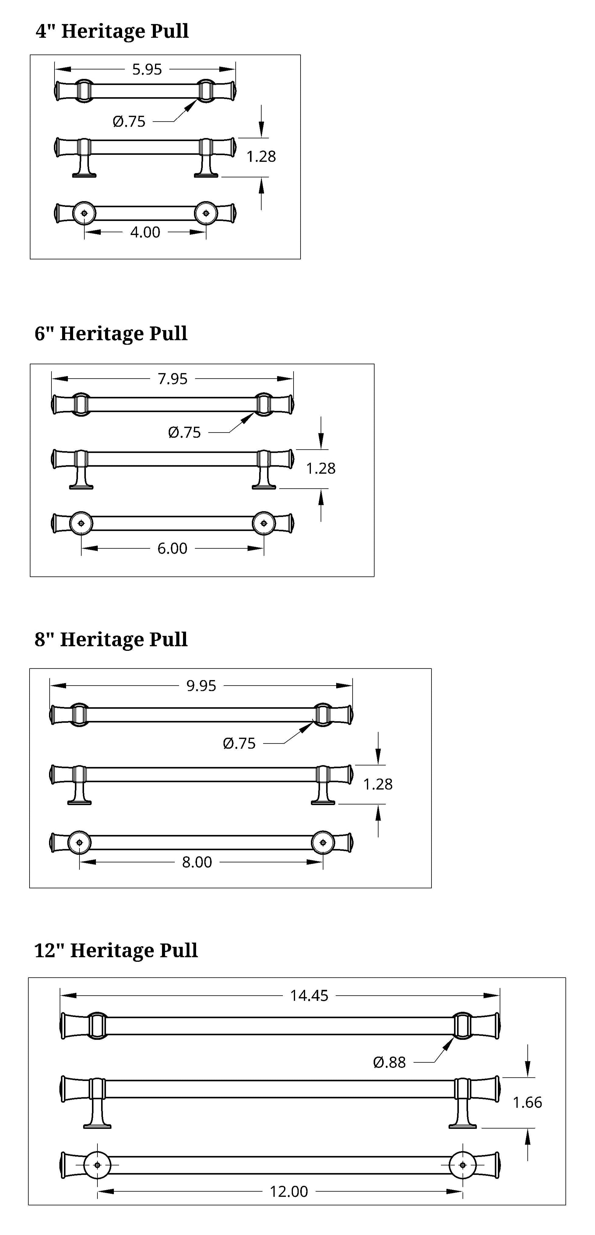 Heritage Pull – TraditionHardware