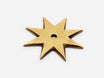 Star Backplate - 8 Point | Tradition Hardware