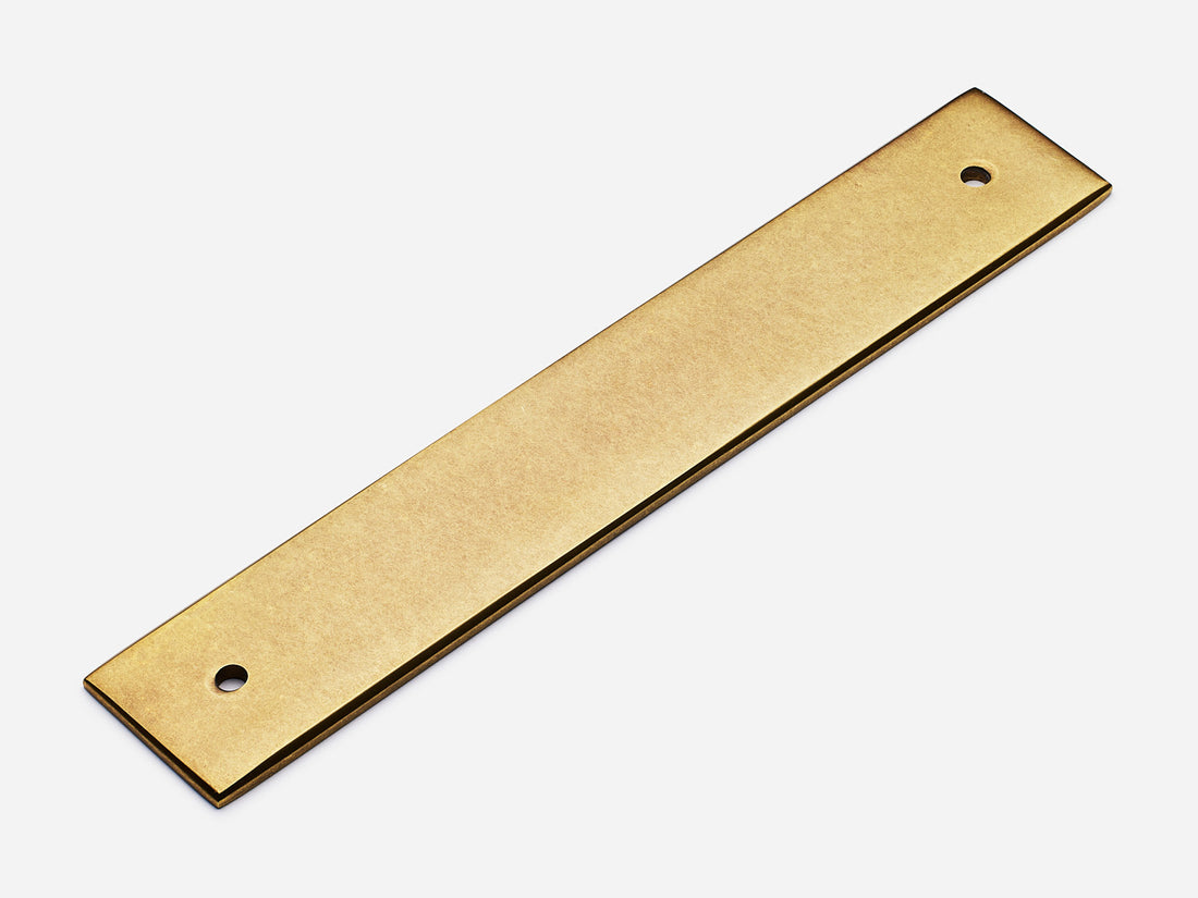 Rectangular Pull Backplate - 12" | Tradition Hardware