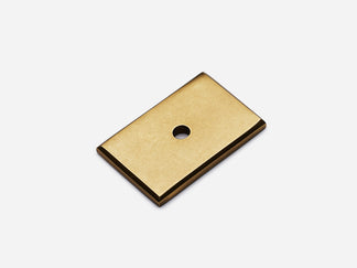 Rectangular Backplate - 1" x 1.5" | Tradition Hardware