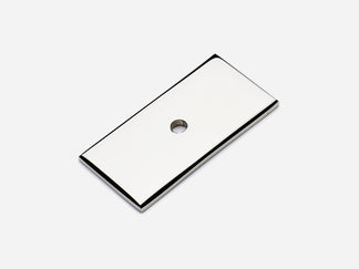 Rectangular Backplate - 1" x 2" | Tradition Hardware