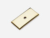 Rectangular Backplate - 1" x 2" | Tradition Hardware