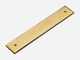 Rectangular Pull Backplate - 8" | Tradition Hardware