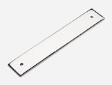 Rectangular Pull Backplate - 8" | Tradition Hardware