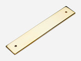 Rectangular Pull Backplate - 8" | Tradition Hardware