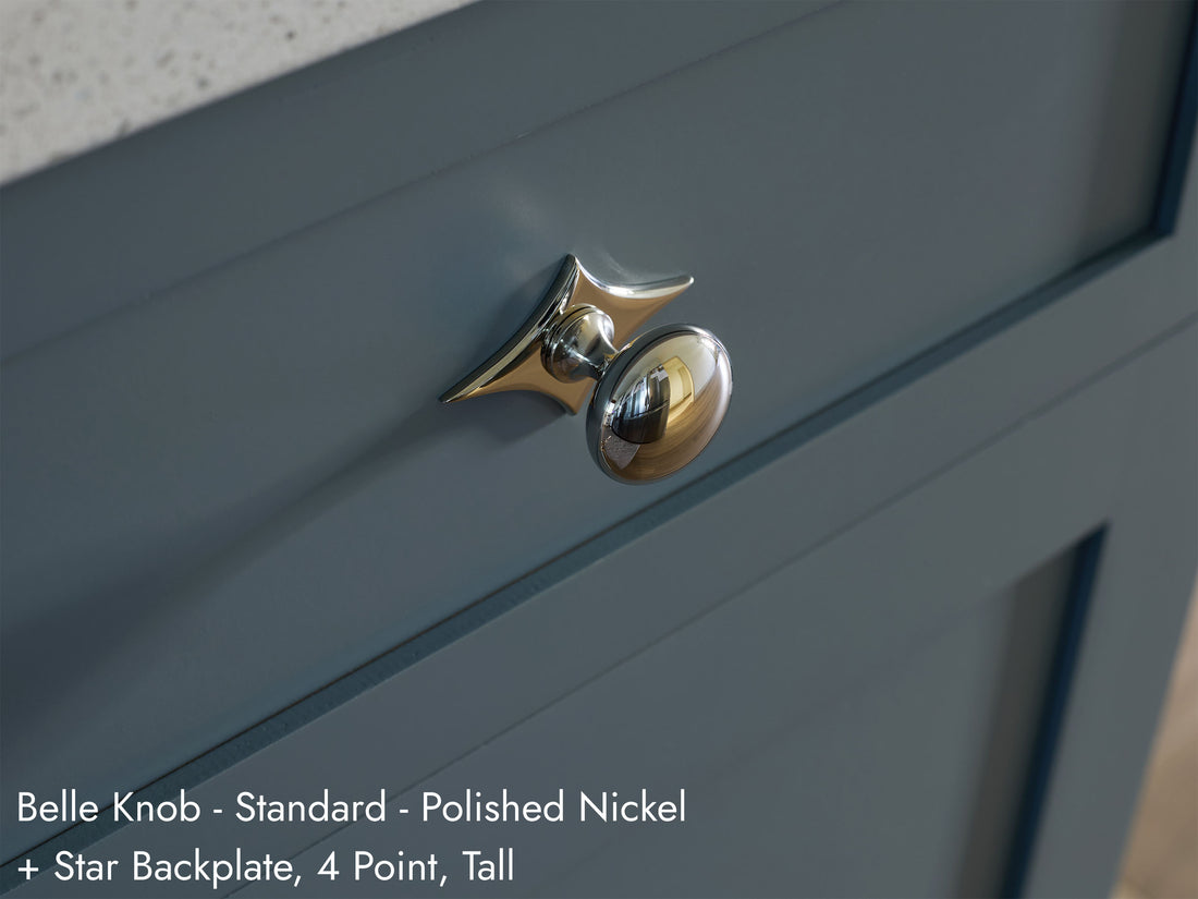 Star Backplate - 4 Point - Tall | Tradition Hardware