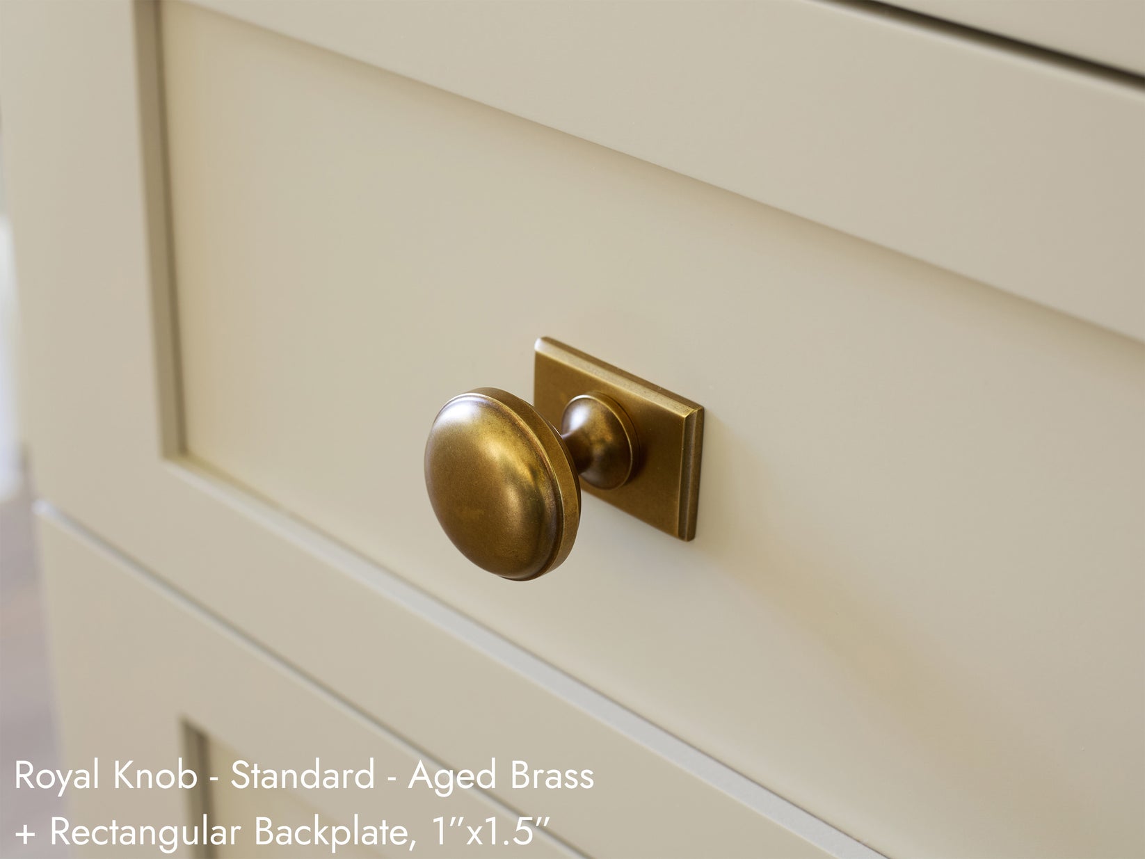 Rectangular Backplate - 1" x 1.5" | Tradition Hardware
